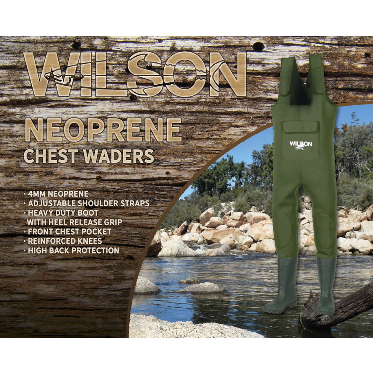 Dainty Wilson Neoprene Waders the perfect